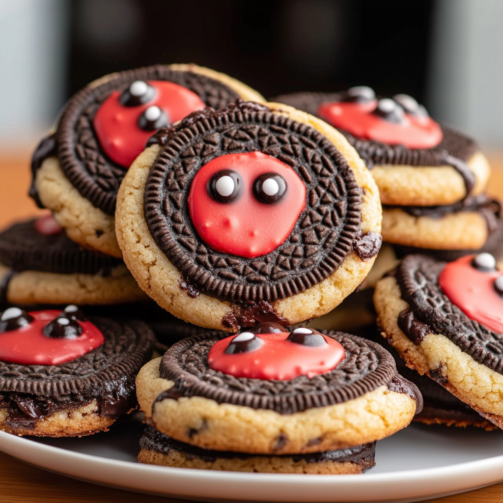 Love Bug Oreo Chocolate Chip Cookies