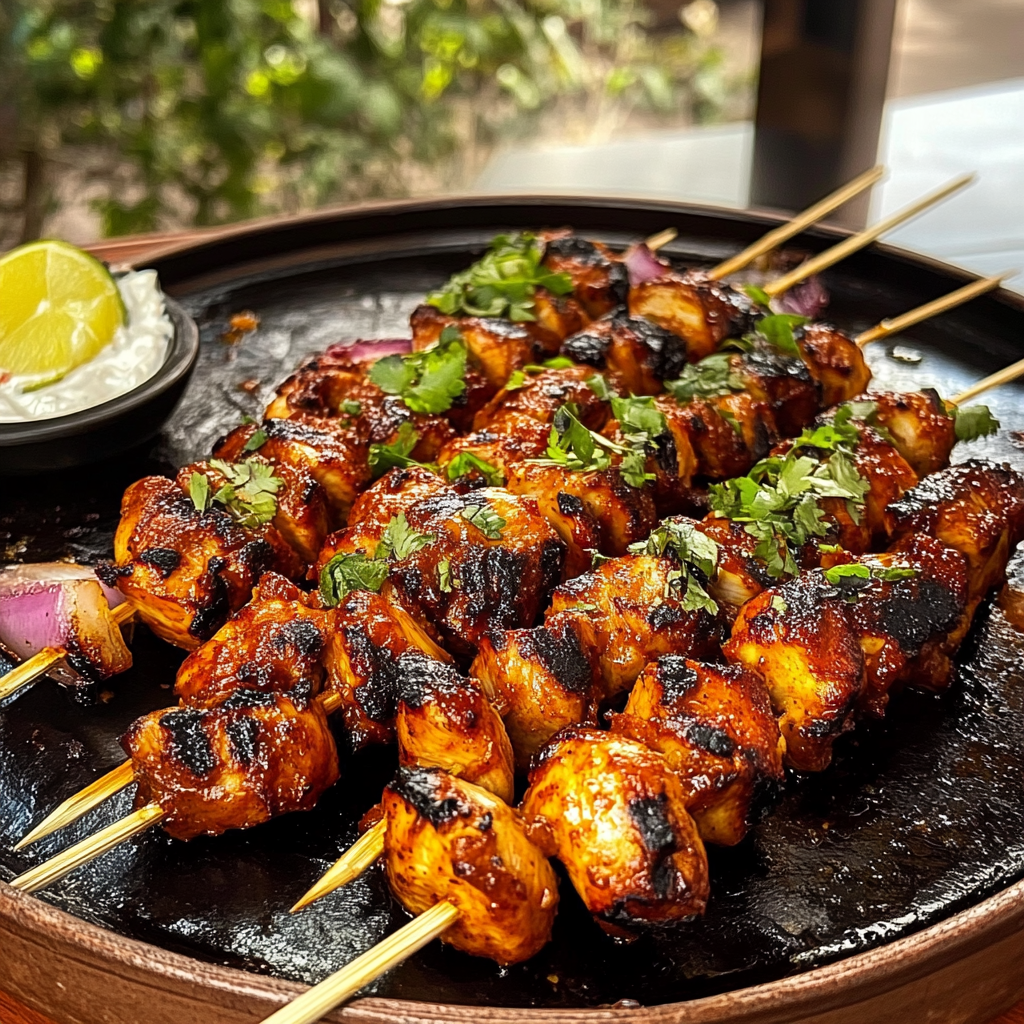 BBQ Chicken Skewers (Halal)