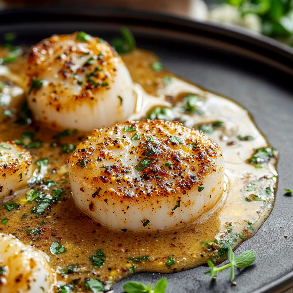Irresistibly Spicy Cajun Seared Scallops