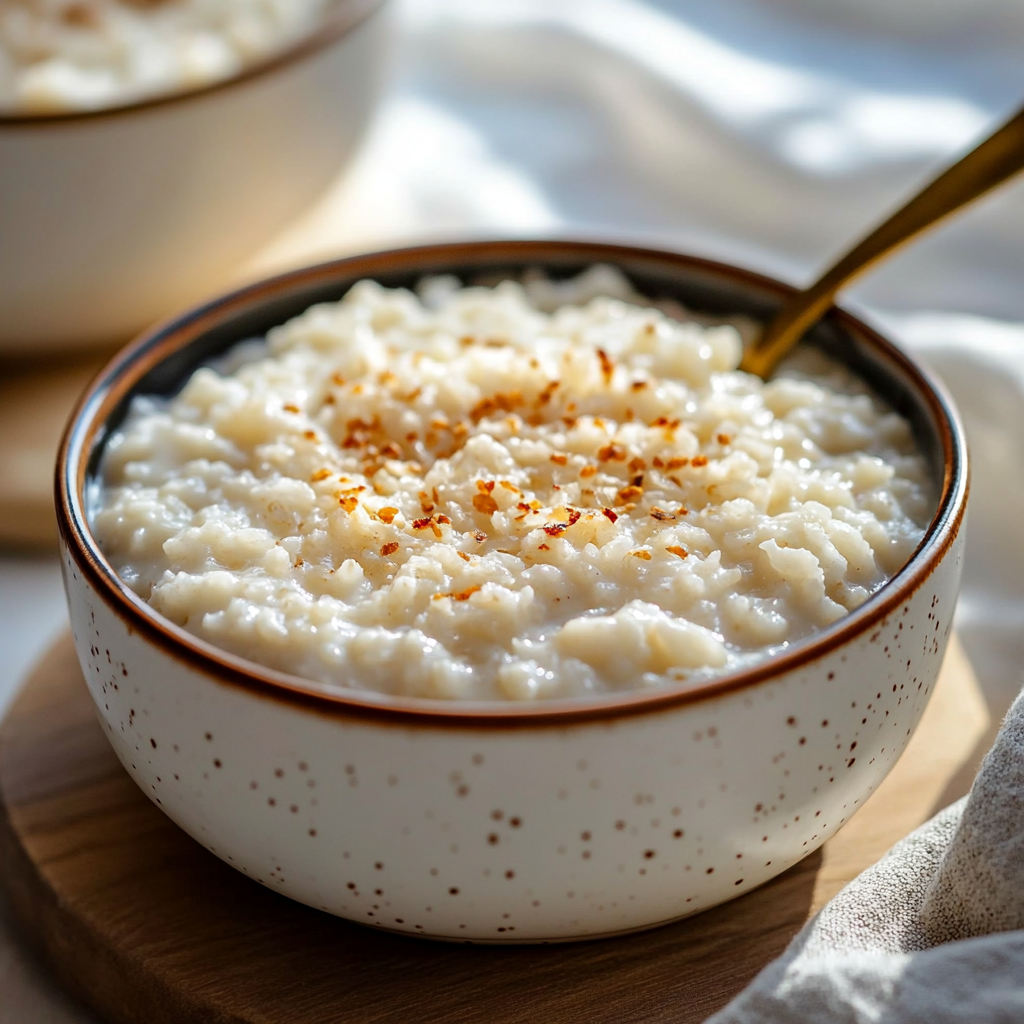 Rice Pudding with Cooked Rice