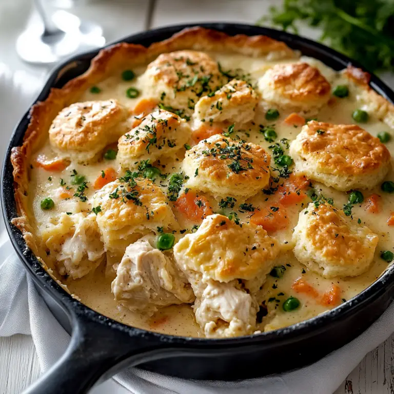 Cheddar Bay Biscuit Chicken Pot Pie