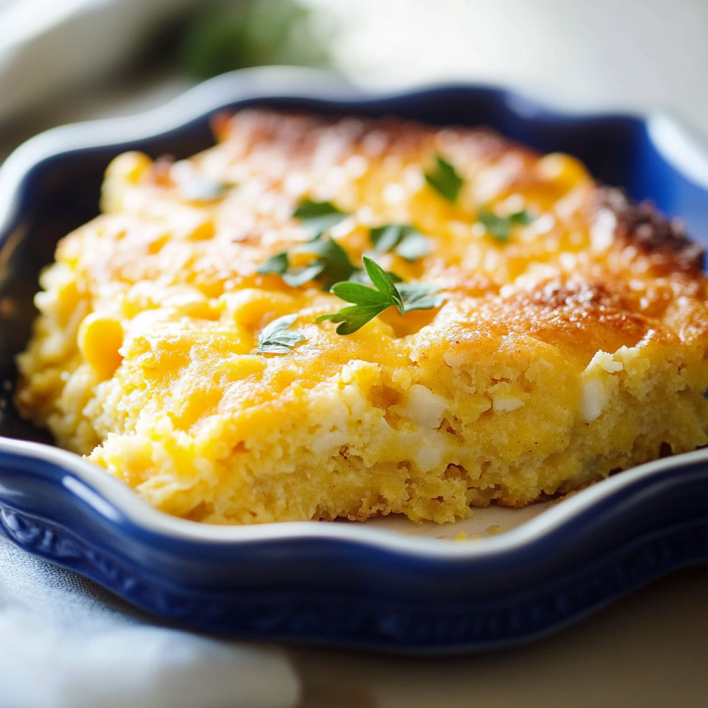 Cornbread Casserole Jiffy-Style