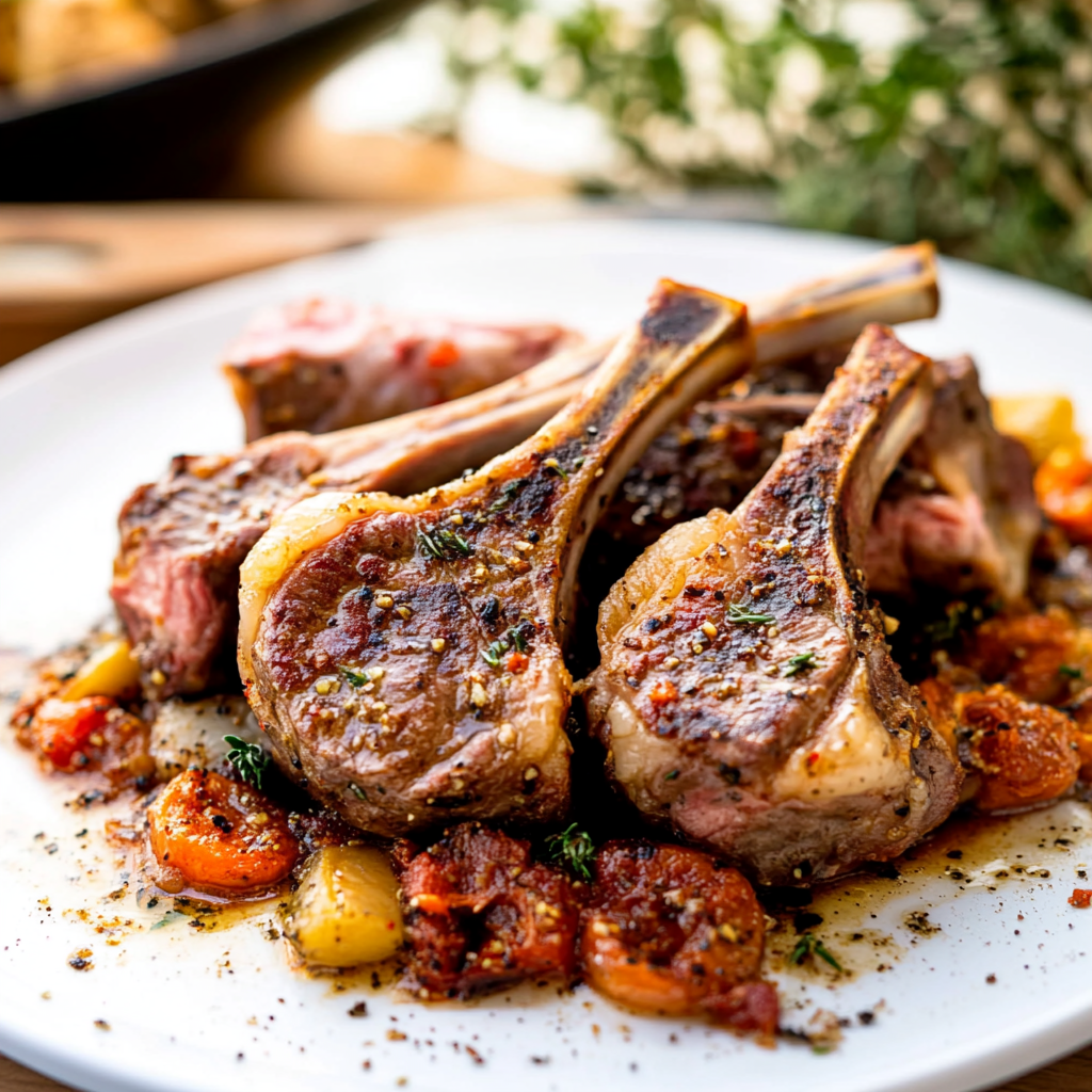 Juicy Lamb Chops with Rosemary and Garlic