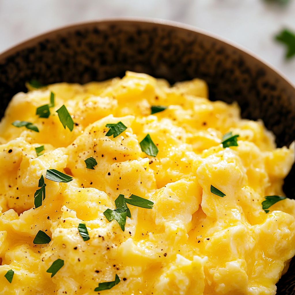 Fluffy Scrambled Eggs