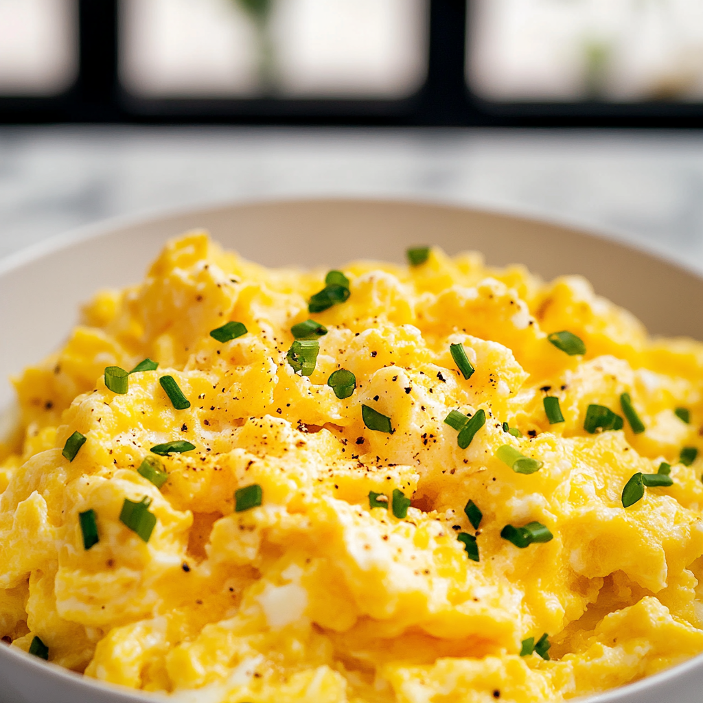 Fluffy Scrambled Eggs