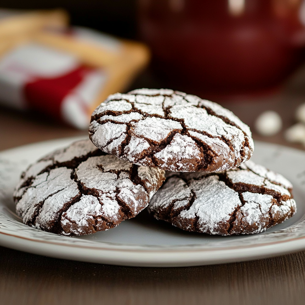 Chocolate Crinkle Cookies
