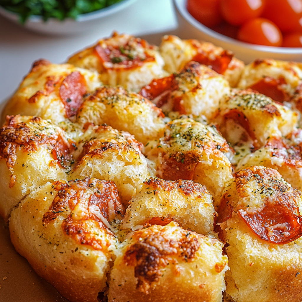 Pull Apart Pizza Bread