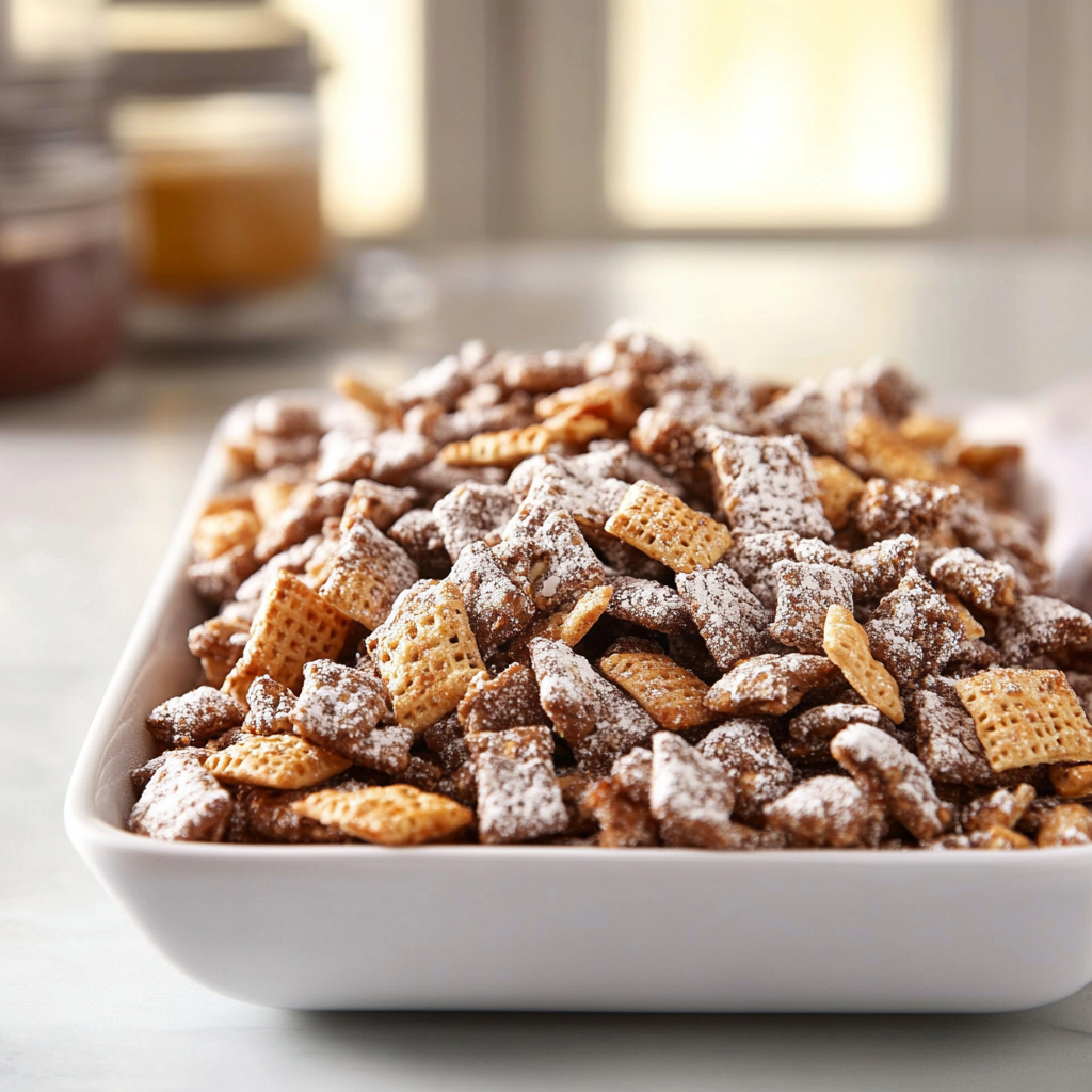 Irresistibly Crunchy Puppy Chow Chex Mix