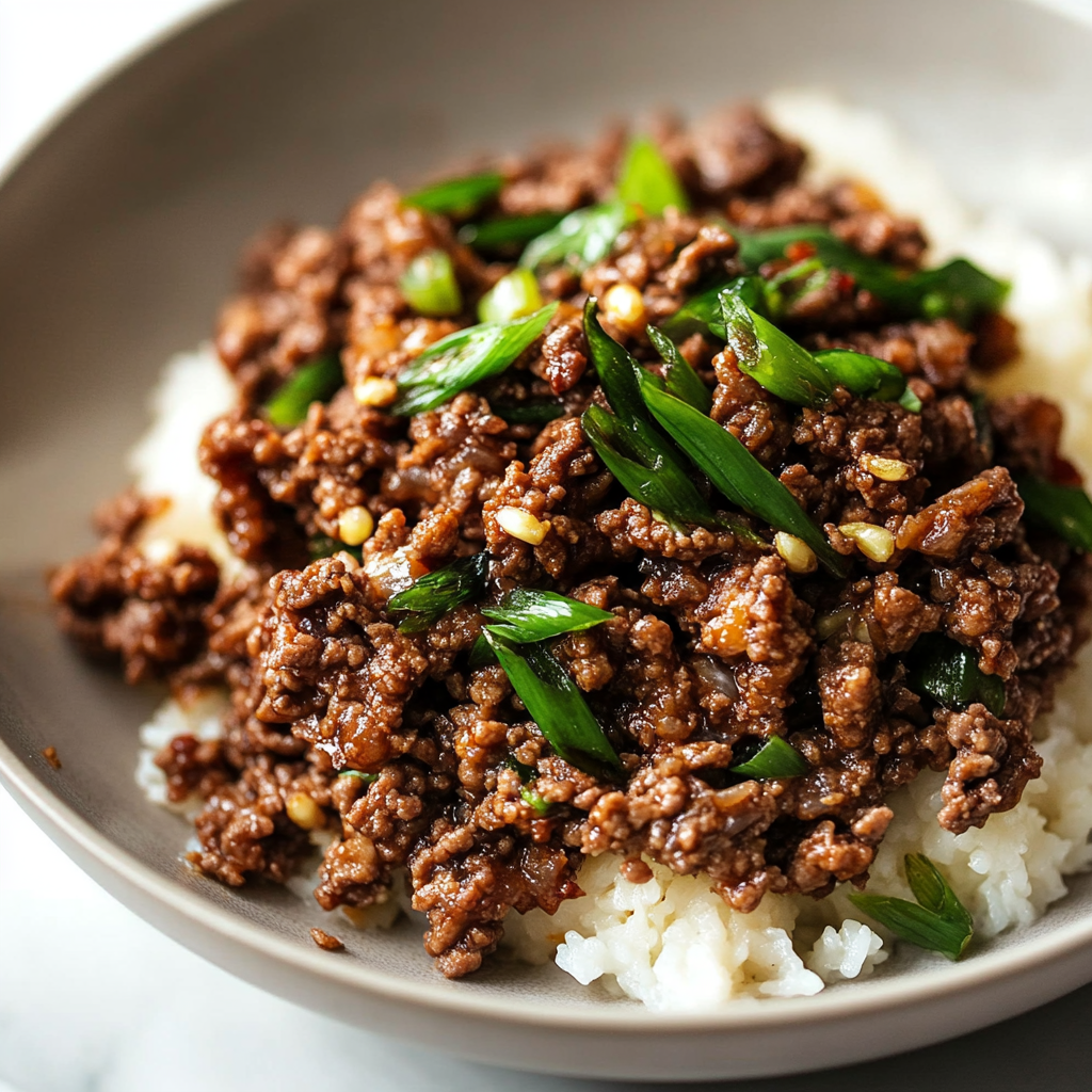 Mongolian Ground Beef